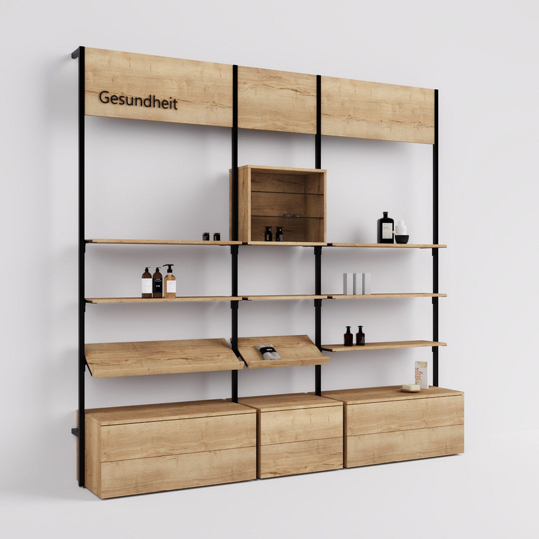 Retail Shelf for Wall Display Cetus | Mandai Design