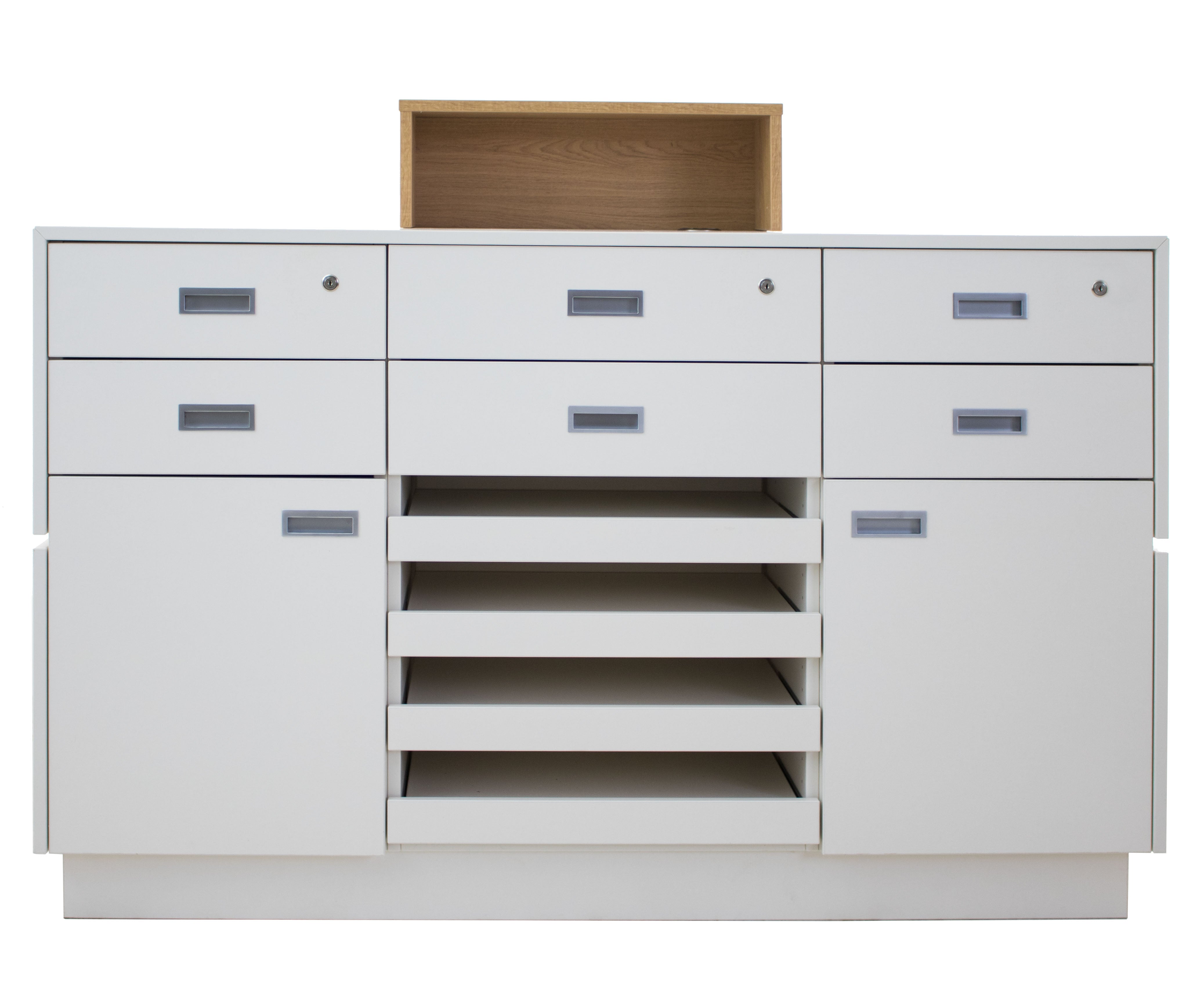 Varios Shop Counters | White or Anthracite | Mandai Design