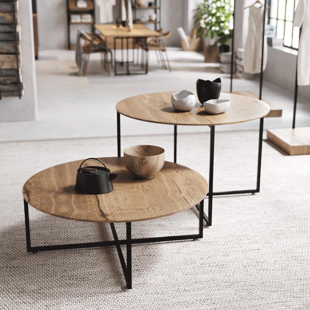 Display table, round | Como | Mandai Design