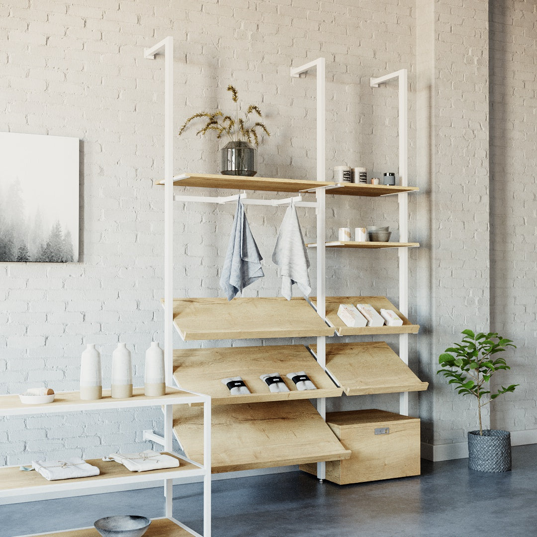 Shelving system Ceres | wooden shelves | Mandai Design