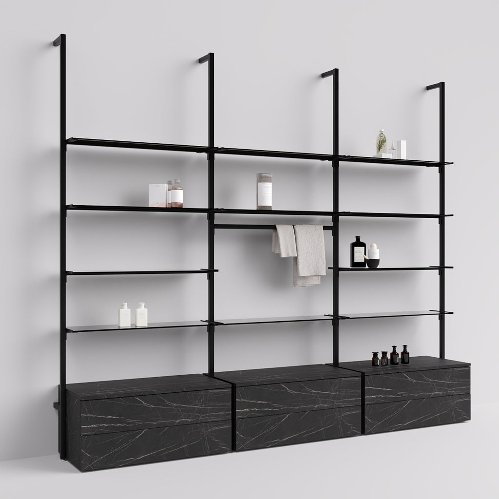 Salon Shelving System Cetus - Style 4