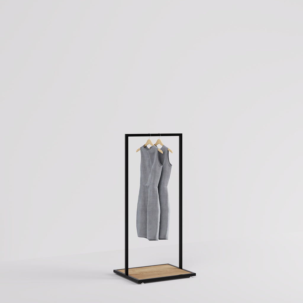 Clothing rail Como | Black and wood decor | Mandai Design
