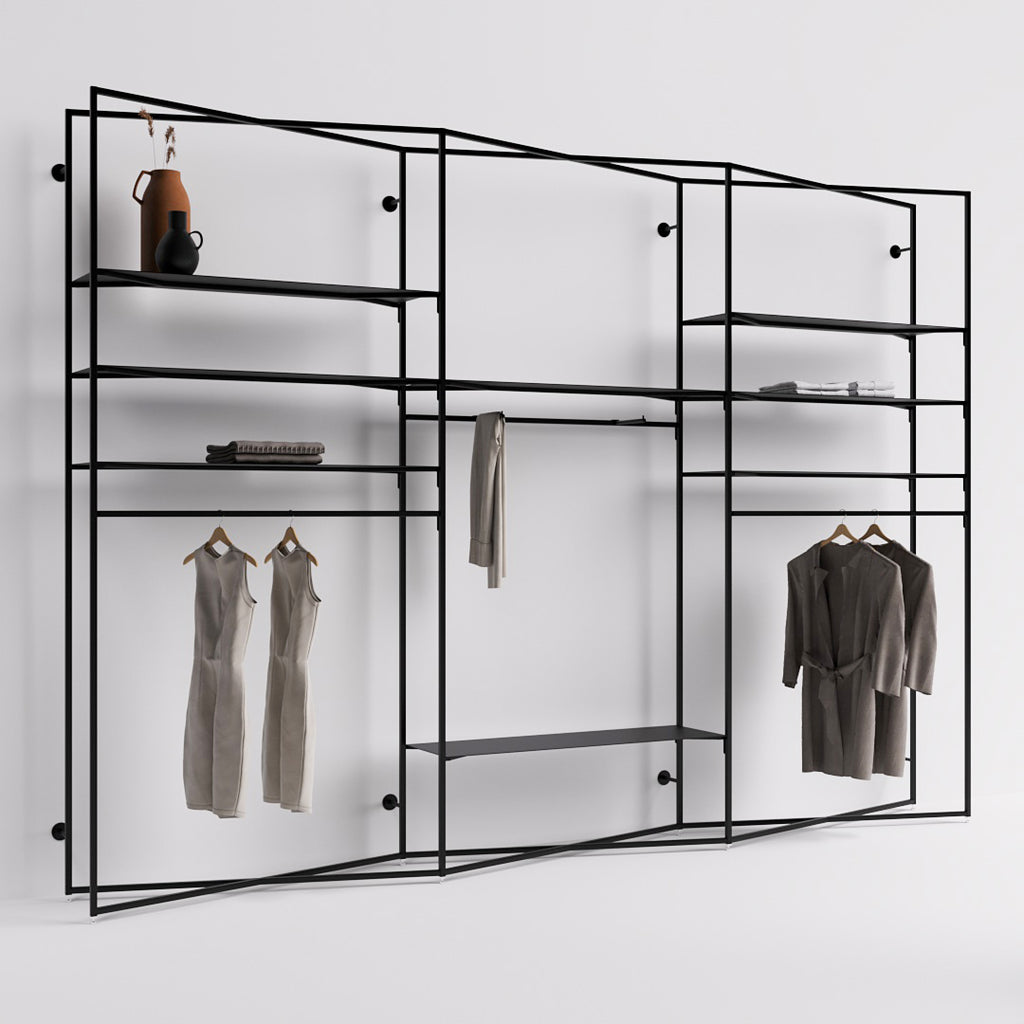 Shelving System Slimline | Fashion Style 3 | Mandai Design