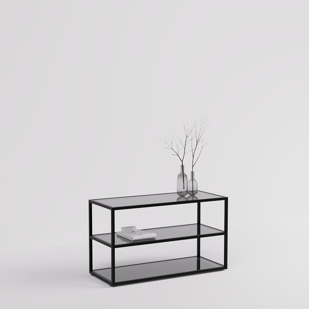 Display table Como | Glass shelves | Mandai Design