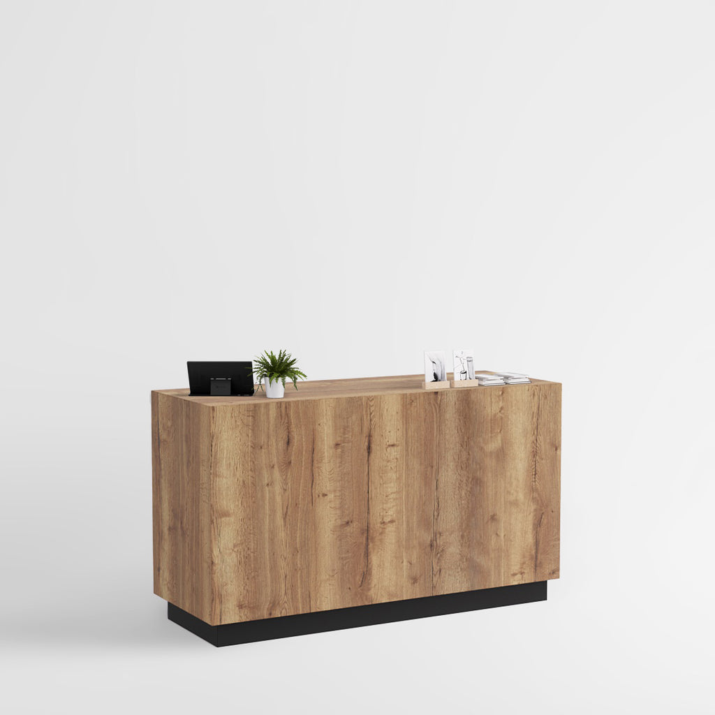 Shop Counter Matera | Wood and anthracite