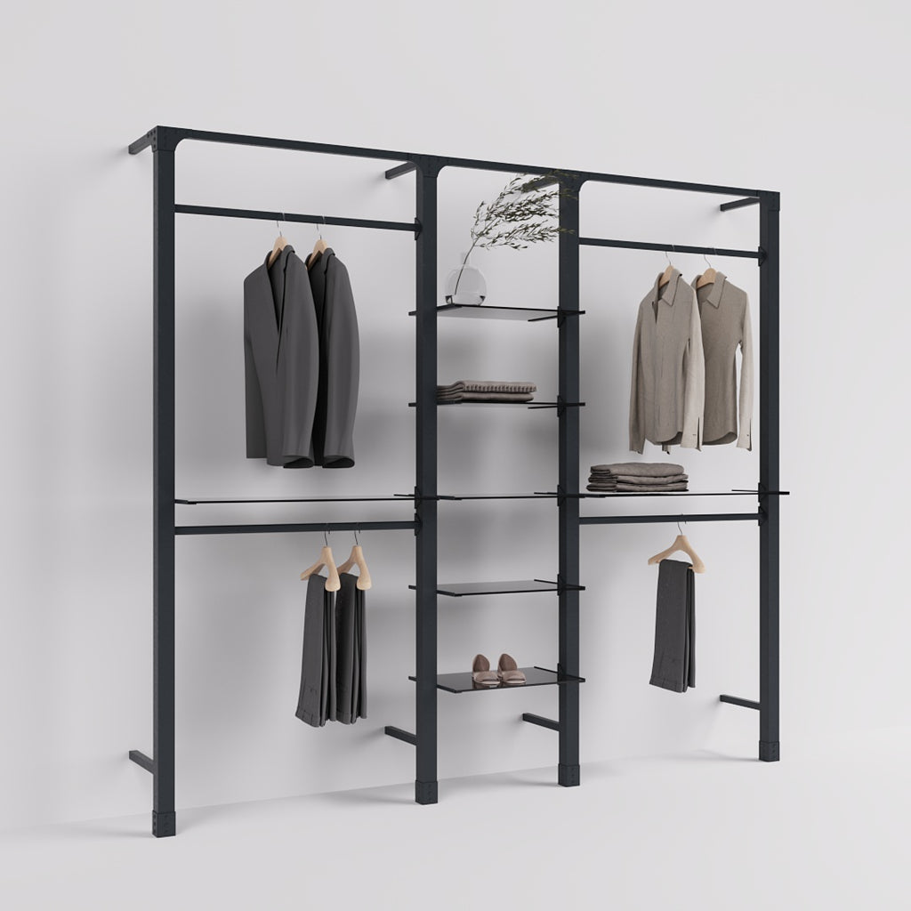 Shelving System Brooklyn | Style 3, glass | Mandai Design