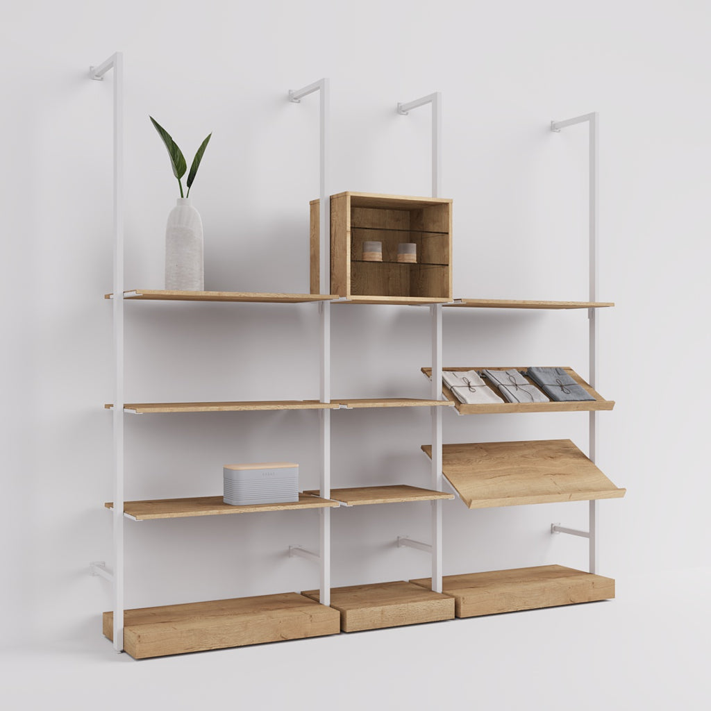 Ceres Shelf | Style 4, white | Mandai Design